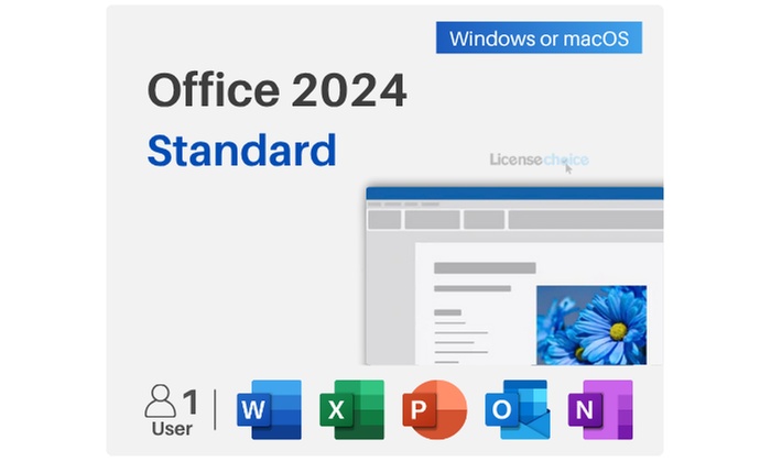 Lifetime Microsoft Office 2024 Standard for Both Windows and Mac ...